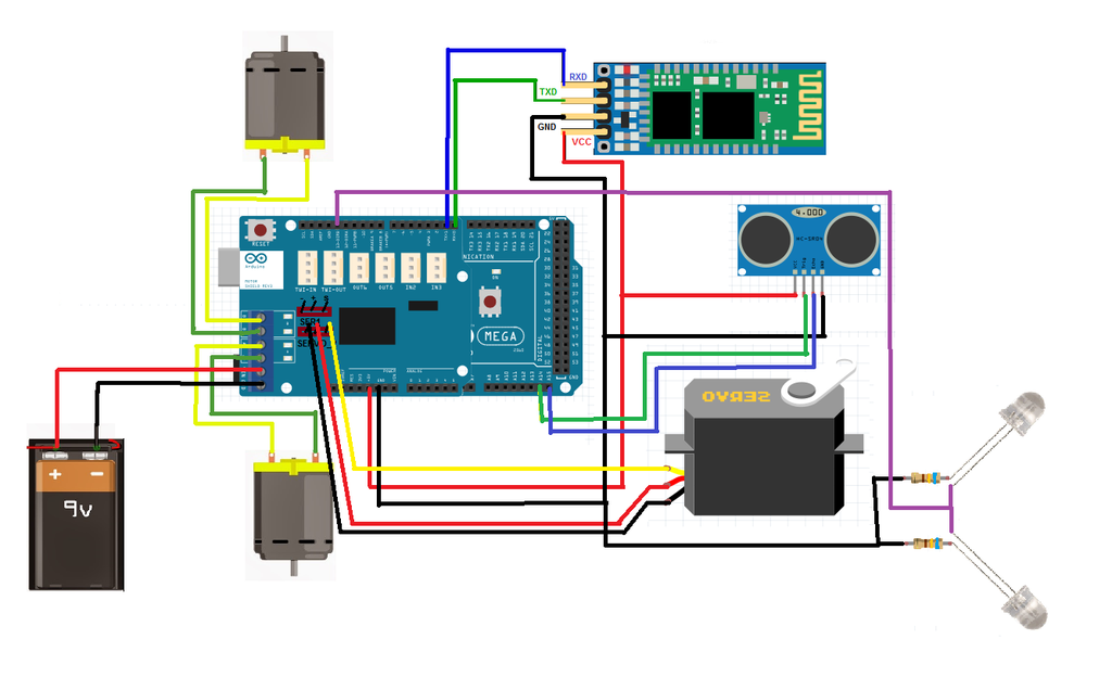 Robot auto | ucimo-elektroniku